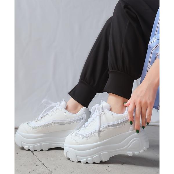 ZOZO問い合わせ番号:68436001ショップ:AmiAmi，アミアミブランド:AmiAmi，アミアミ商品名:厚底スニーカーカテゴリ:シューズ>スニーカーブランド品番:BZ-8046-W22-BLK/BZ-8046-W22-WHT素...