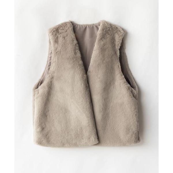 『セール実施中』ZOZO問い合わせ番号:68437975ショップ:me+em select，ミームセレクトブランド:me+em select，ミームセレクト商品名:※※【 ９color  】スムースタッチフェイクファーベスト 【 ポケット付...