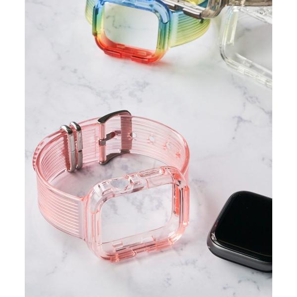 『タイムセール実施中』ZOZO問い合わせ番号:68537198ショップ:ADP.，エーディーピードットブランド:ADPOSION，アドポーション商品名:【zandy / ズィー・アンド・ワイ】アップルウォッチバンド カバー クリアベルト 一...