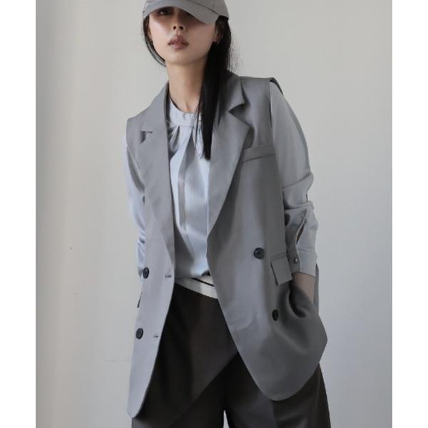 『タイムセール実施中』ZOZO問い合わせ番号:68539848ショップ:Ulysses，ユリシスブランド:Ulysses，ユリシス商品名:テーラードロングジレ ベストカテゴリ:トップス>ベストブランド品番:LAY22W017素材:ポリ...