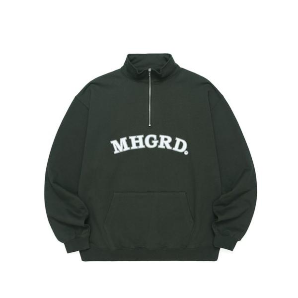ZOZO問い合わせ番号:68542369ショップ:mahagrid，マハグリッドブランド:MAHAGRID，マハグリッド商品名:『mahagrid/マハグリッド』ARC LOGO HALF ZIP SWEATSHIRT/アーチロゴ ハーフジ...