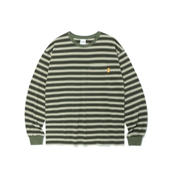 『タイムセール実施中』ZOZO問い合わせ番号:68542384ショップ:mahagrid，マハグリッドブランド:MAHAGRID，マハグリッド商品名:『mahagrid/マハグリッド』STRIPED POCKET LS TEE/ストライプポ...