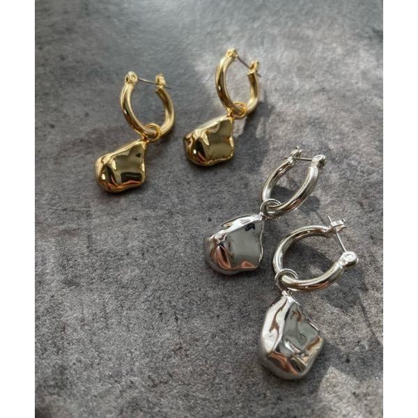 『セール実施中』※このアイテムは返品・交換対象外商品です。ZOZO問い合わせ番号:68574185ショップ:TONE，トーンブランド:tone，トーン商品名:【aussi/オッスィー】2way メタル ストーン フープ ピアス（ニッケルフリ...