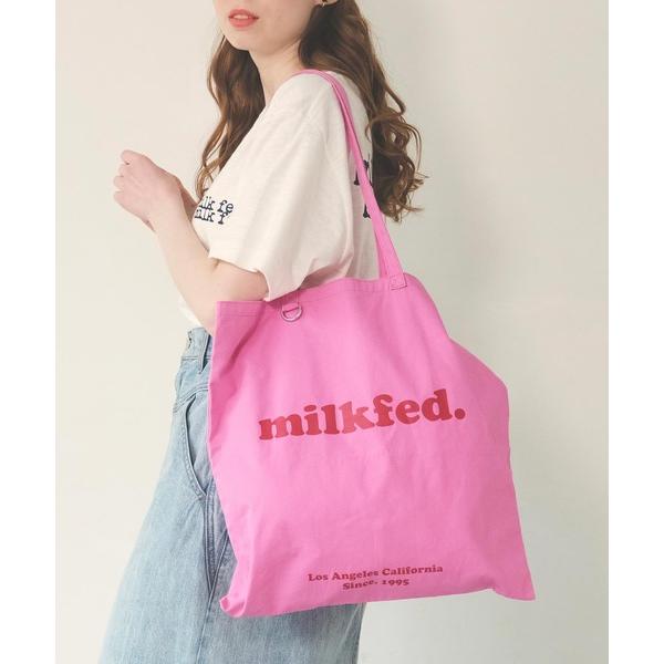 ZOZO問い合わせ番号:68714578ショップ:MILKFED.，ミルクフェドブランド:MILKFED.，ミルクフェド商品名:《MILKFED.定番人気》カラフルな組み合わせがお洒落な大容量トートバッグ。FLAT LIGHTTOTE CO...