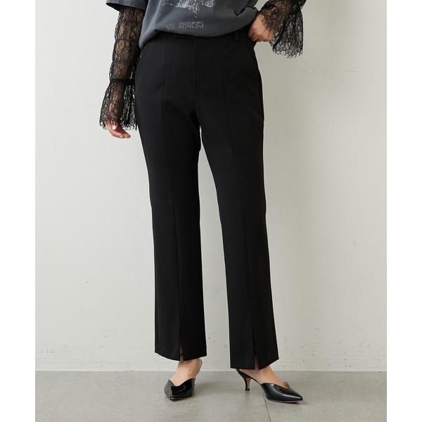 ZOZO問い合わせ番号:68780469ショップ:Whim Gazette，ウィムガゼットブランド:Whim Gazette，ウィムガゼット商品名:フロントスリットパンツカテゴリ:パンツ>スラックスブランド品番:WGZ1022102A...