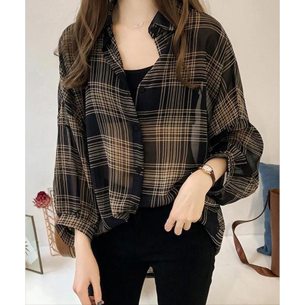 『タイムセール実施中』ZOZO問い合わせ番号:68781181ショップ:Amulet，アミュレットブランド:Amulet，アミュレット商品名:チェックシアーブラウスカテゴリ:トップス>シャツ/ブラウスブランド品番:vl-5830素材:...