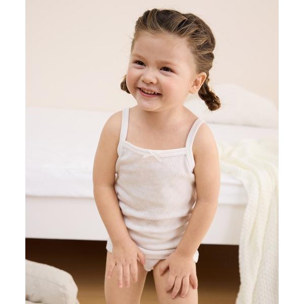 『タイムセール実施中』※このアイテムは返品・交換対象外商品です。ZOZO問い合わせ番号:68782639ショップ:Combi mini，コンビミニブランド:combimini，コンビミニ商品名:レースキャミソール２枚組カテゴリ:アンダーウェ...