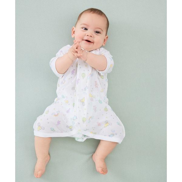 『タイムセール実施中』※このアイテムは返品・交換対象外商品です。ZOZO問い合わせ番号:68782881ショップ:Combi mini，コンビミニブランド:combimini，コンビミニ商品名:ワンタッチコンビ肌着（おそらのさんぽ）カテゴリ...