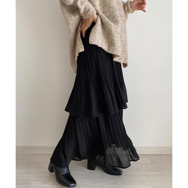 『タイムセール実施中』ZOZO問い合わせ番号:68784098ショップ:JUNOAH，ジュノアブランド:callautia，カラウティア商品名:プリーツティアードスカートカテゴリ:スカート>スカートブランド品番:frca034-028...