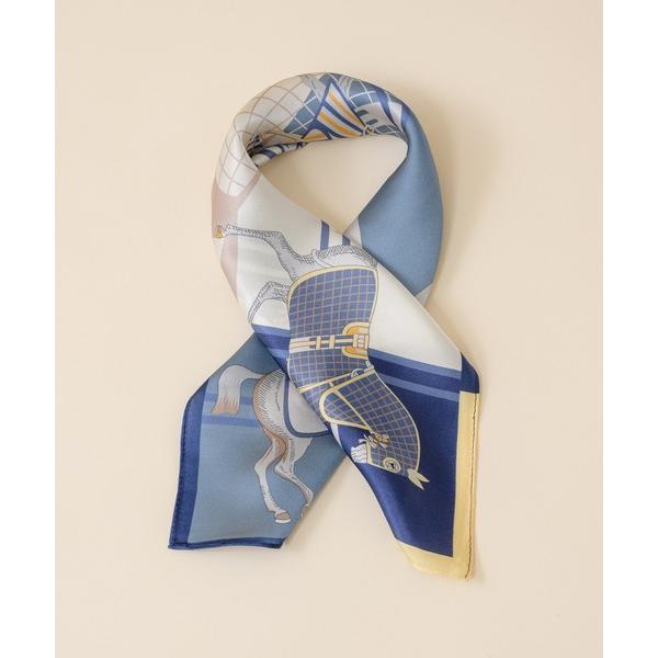 ZOZO問い合わせ番号:68855629ショップ:Paradise Picnic，パラダイス ピクニックブランド:KATHARINE ROSS，キャサリンロス商品名:【KATHARINE ROSS】シルクミニスカーフ(馬具柄・馬柄・バッグ柄...