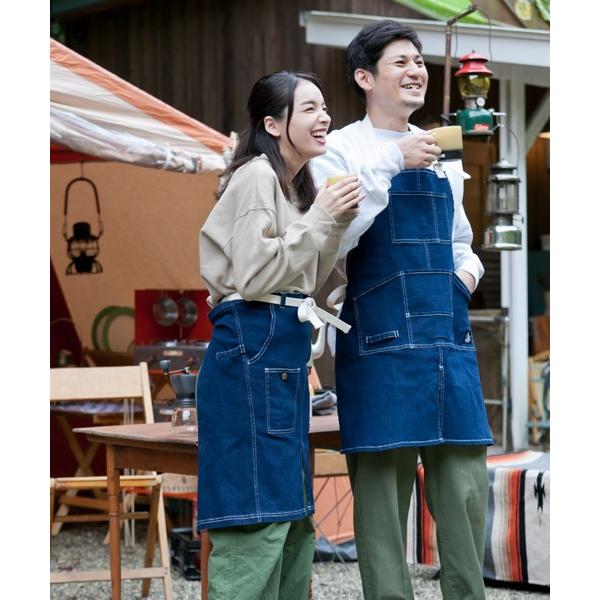 ZOZO問い合わせ番号:68932306ショップ:THE BAREFOOT，ザ ベアフットブランド:THE BAREFOOT，ベアフット商品名:【 TEMPUS / テンプス 】 腰下ミディアム丈 ワークエプロン キャンプ ギャルソンエプロ...