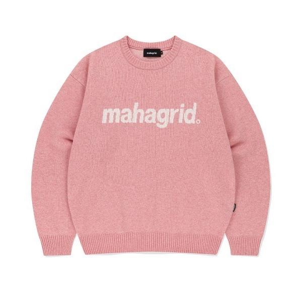 ZOZO問い合わせ番号:68932702ショップ:mahagrid，マハグリッドブランド:MAHAGRID，マハグリッド商品名:『mahagrid/マハグリッド』BASIC LOGO KNIT SWEATER/ベーシックロゴ ニットセーター...