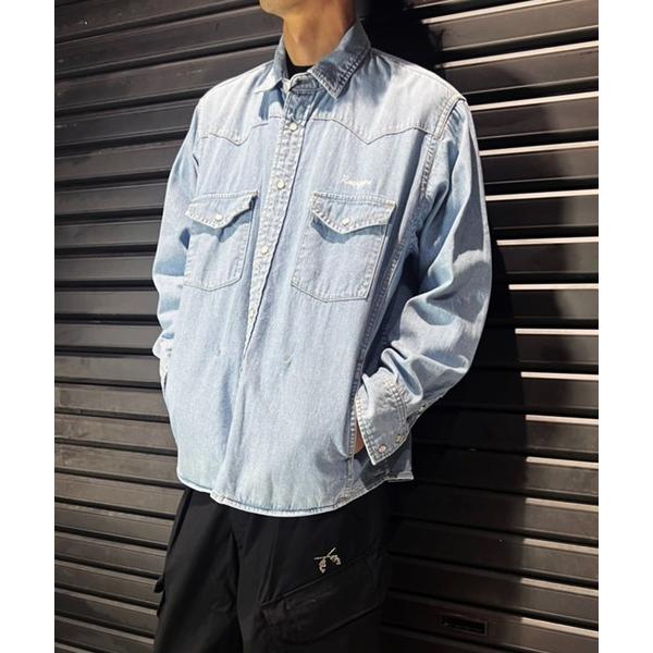 『セール実施中』ZOZO問い合わせ番号:69029519ショップ:PATRIOT TAXI，パトリオットタクシーブランド:roarguns，ロアーガンズ商品名:8oz DENIM SHIRTS DUNKWELLカテゴリ:トップス>シャ...