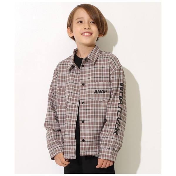 『タイムセール実施中』ZOZO問い合わせ番号:69065428ショップ:ANAP，アナップブランド:ANAP kids，アナップキッズ商品名:チェックシャツカテゴリ:トップス>シャツ/ブラウスブランド品番:424-2881素材:ポリエ...
