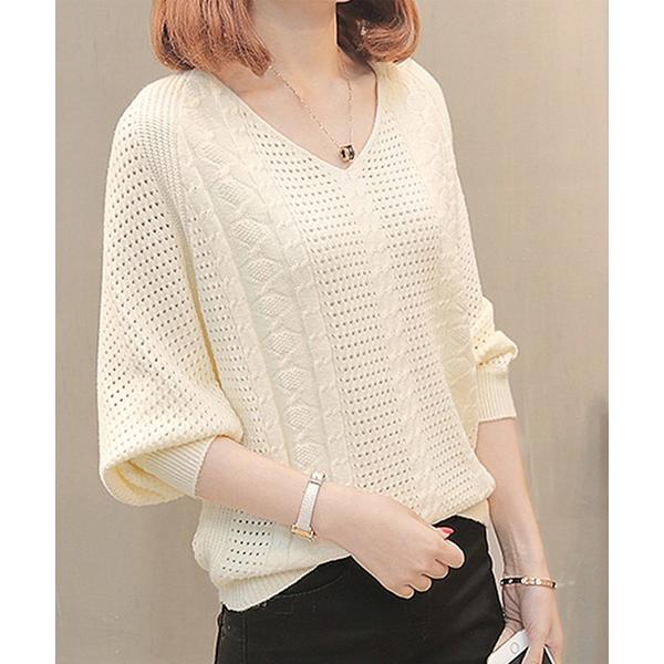 『タイムセール実施中』ZOZO問い合わせ番号:69067954ショップ:Amulet，アミュレットブランド:Amulet，アミュレット商品名:ドルマン風ニットカテゴリ:トップス>ニット/セーターブランド品番:vl-5858素材:ポリエ...