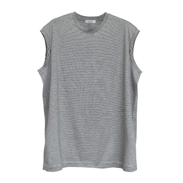 ZOZO問い合わせ番号:69068081ショップ:Dhyana.，ディアナドットブランド:COUDRE，クードル商品名:ボーダーノースリーブカテゴリ:トップス>タンクトップブランド品番:CD83素材:リヨセル70%、綿30%原産国:日...