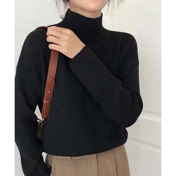 『タイムセール実施中』ZOZO問い合わせ番号:69105729ショップ:Doula Doula，ドゥーラドゥーラブランド:Doula Doula，ドゥーラドゥーラ商品名:ハイネックタートル リブニットプルオーバーカテゴリ:トップス>ニ...