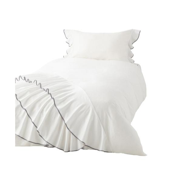 ZOZO問い合わせ番号:69105845ショップ:Francfranc，フランフランブランド:Francfranc，フランフラン商品名:ルアンセ 掛け布団カバー ダブル ホワイトカテゴリ:インテリア>寝具ブランド品番:11020300...