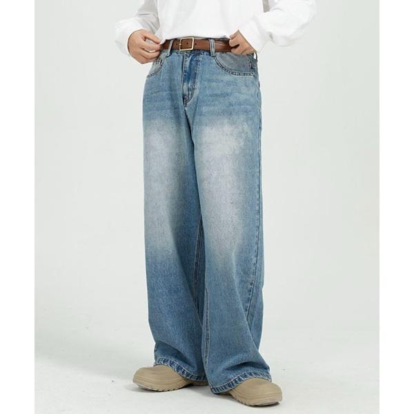 『タイムセール実施中』ZOZO問い合わせ番号:69239459ショップ:chuclla，チュクラブランド:WESTBOY，ウエストボーイ，MASONPRINCE，メイソンプリンス商品名:ルーズバギーヴィンテージ加工デニムパンツ/ワイドデニム...