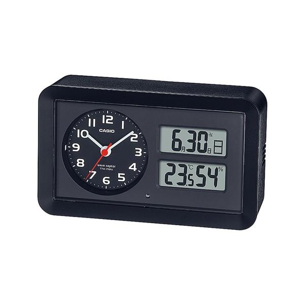 ZOZO問い合わせ番号:69338881ショップ:CASIO，カシオブランド:CASIO，カシオ商品名:電波目覚まし時計 / TTM-170NJ-1JFカテゴリ:インテリア>置時計ブランド品番:TTM-170NJ-1JF素材:風防：樹...