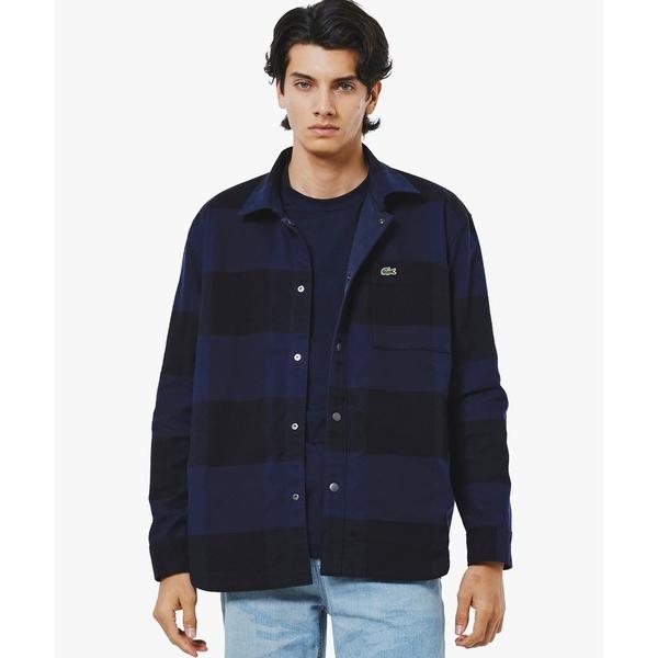 『セール実施中』ZOZO問い合わせ番号:69340987ショップ:LACOSTE，ラコステブランド:LACOSTE，ラコステ商品名:プレーン×バッファローチェックリバーシブルシャツアウターカテゴリ:トップス>シャツ/ブラウスブランド品...