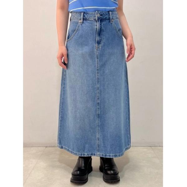 『タイムセール実施中』ZOZO問い合わせ番号:69378454ショップ:GAP，ギャップブランド:GAP，ギャップ商品名:Aラインデニムマキシスカートカテゴリ:スカート>デニムスカートブランド品番:486731素材:コットン100%カ...