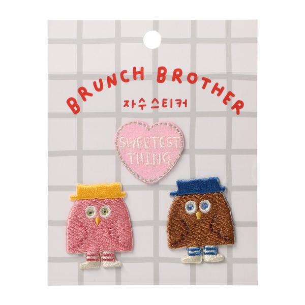 ZOZO問い合わせ番号:69411362ショップ:MARK'S，マークスブランド:Brunch Brother，ブランチブラザー，MARK'S，マークス商品名:ブランチブラザー 刺繍ステッカー マークスカテゴリ:雑貨/ホビー>ステッカ...
