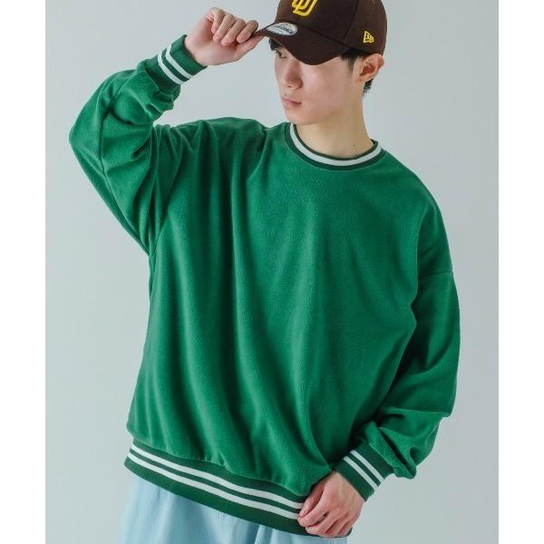 『セール実施中』ZOZO問い合わせ番号:69445239ショップ:improves，インプローブスブランド:improves，インプローブス商品名:ラインリブ フリース クルーネック トレーナーカテゴリ:トップス>スウェットブランド品...