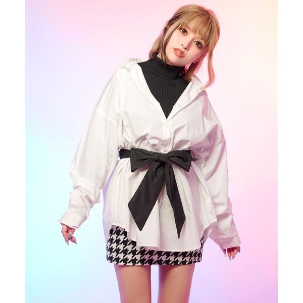 『タイムセール実施中』ZOZO問い合わせ番号:69511246ショップ:夢展望（YUMETENBO），ユメテンボウブランド:Diable baiser，ディアブルベーゼ，夢展望，ユメテンボウ商品名:ビックオーバー2WAYシャツカテゴリ:トッ...