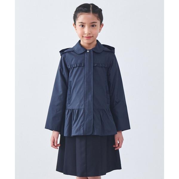 『タイムセール実施中』ZOZO問い合わせ番号:69543782ショップ:CHOPIN，ショパンブランド:CHOPIN，ショパン商品名:【雨の日にも安心な撥水加工】【フード取り外し可】フード付きフリルブルゾン（100〜140cm）カテゴリ:ジ...