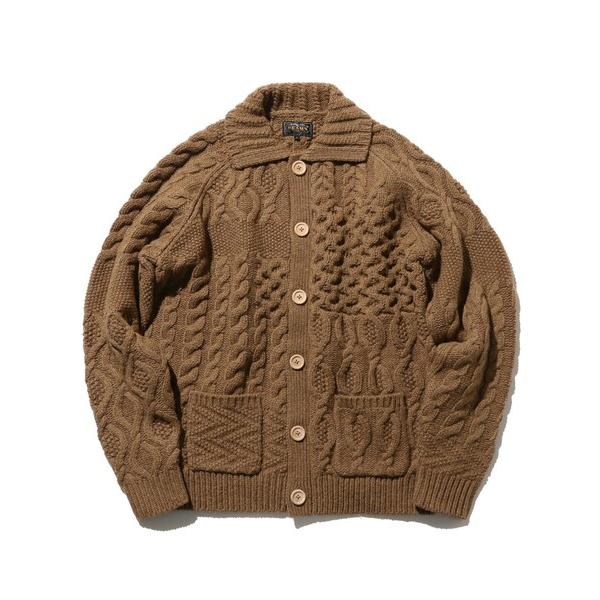 『セール実施中』ZOZO問い合わせ番号:69783325ショップ:BEAMS MEN，ビームス メンブランド:BEAMS PLUS，ビームスプラス商品名:【ビームスの百名品】BEAMS PLUS / 3ゲージ マルチパターン アラン カーデ...