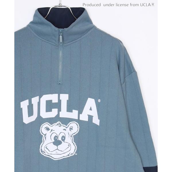 『タイムセール実施中』ZOZO問い合わせ番号:69853493ショップ:WESTSEA，ウエストシーブランド:UCLA，ユーシーエルエー商品名:UCLA 針抜き裏起毛 オーバーサイズ ハーフジップスウェットシャツカテゴリ:トップス>ス...