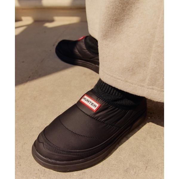 『セール実施中』ZOZO問い合わせ番号:69995035ショップ:HUNTER，ハンターブランド:HUNTER，ハンター商品名:WOMENS IN/OUT PUFFER KNIT BOOTカテゴリ:シューズ>スリッポンブランド品番:W...