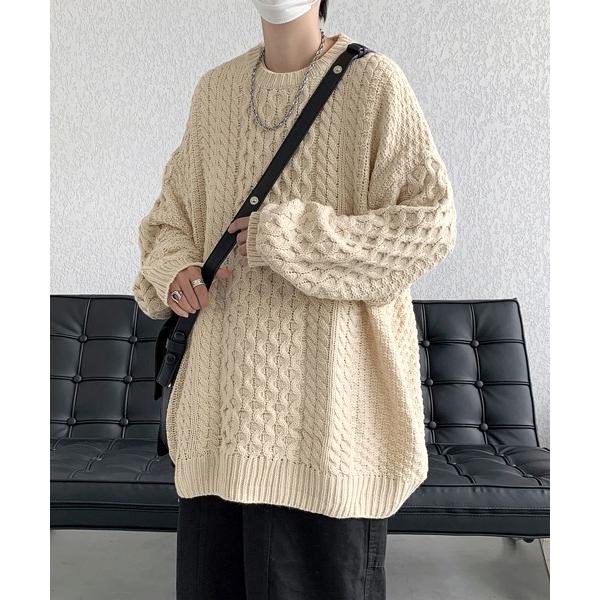 『タイムセール実施中』ZOZO問い合わせ番号:69998550ショップ:SPADE，スペイドブランド:FVLMEN，フルメン，EFFECTION，エフェクション，neos，ネオス商品名:【FVLMEN】knit pullover crew ...