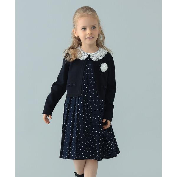 ZOZO問い合わせ番号:70149519ショップ:BEAMS WOMEN，ビームスウィメンブランド:こども ビームス，コドモビームス商品名:セレモニー ドット プリーツドレス + ボレロ（115〜130cm）カテゴリ:ワンピース/ドレス&g...