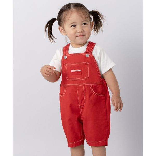 ZOZO問い合わせ番号:70186456ショップ:MIKI HOUSE，ミキハウスブランド:MIKI HOUSE，ミキハウス商品名:カラバリ６分丈オーバーオールカテゴリ:オールインワン・サロペット>サロペット/オーバーオールブランド品...