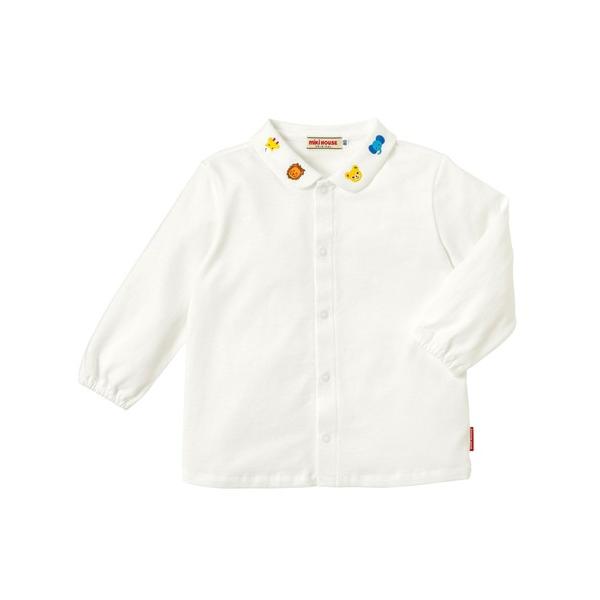 ZOZO問い合わせ番号:70186467ショップ:MIKI HOUSE，ミキハウスブランド:MIKI HOUSE，ミキハウス商品名:プッチー襟刺繍長袖ブラウスカテゴリ:トップス>シャツ/ブラウスブランド品番:10-5406-497素材...