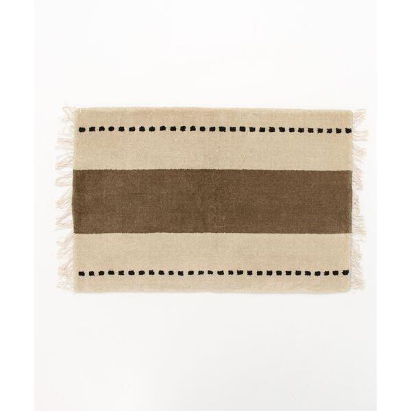 ZOZO問い合わせ番号:70186598ショップ:a.depeche，アデペシュブランド:a.depeche，アデペシュ商品名:pell wool rug ek 600 ラグ / ギャッベカテゴリ:インテリア>ラグ/マットブランド品番...