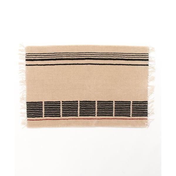 ZOZO問い合わせ番号:70186600ショップ:a.depeche，アデペシュブランド:a.depeche，アデペシュ商品名:pell wool rug paanch 600 ラグ / ギャッベカテゴリ:インテリア>ラグ/マットブラ...