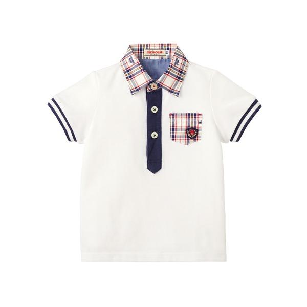 『セール実施中』ZOZO問い合わせ番号:70186622ショップ:MIKI HOUSE，ミキハウスブランド:MIKI HOUSE，ミキハウス商品名:半袖チェックポロシャツカテゴリ:トップス>ポロシャツブランド品番:12-5501-49...