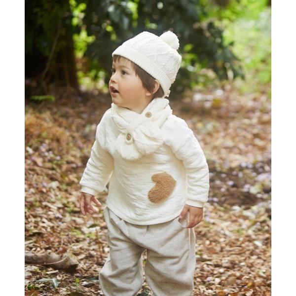 『セール実施中』ZOZO問い合わせ番号:70187291ショップ:10mois，ディモワブランド:Hoppetta，ホッペッタ商品名:【Hoppetta ホッペッタ】snowflake キルトプルオーバー 80cm・90cm・100cm・1...