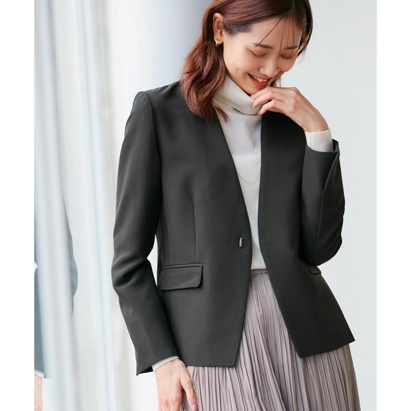 『タイムセール実施中』ZOZO問い合わせ番号:70219553ショップ:ROPE' PICNIC，ロぺピクニックブランド:ROPE' PICNIC，ロペピクニック商品名:【360°ウルトラストレッチ】セットアップ対応/ノーラペルジャケット【...