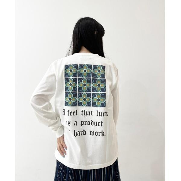 『セール実施中』ZOZO問い合わせ番号:70219875ショップ:B'2nd Womens，ビーセカンド ウィメンズブランド:B'2nd，ビーセカンド商品名:ENONE エノン/Feel The Luck Print Tee フィールザラッ...