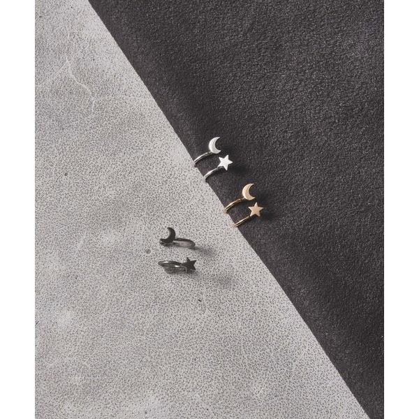 ZOZO問い合わせ番号:70382340ショップ:and cloud，アンドクラウドブランド:and cloud，アンドクラウド商品名:Moon / Star Set Tragus Cuffカテゴリ:アクセサリー>イヤーカフブランド品...