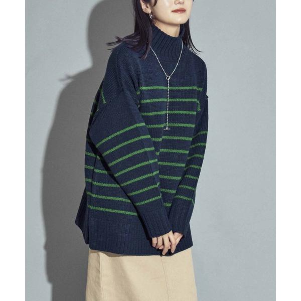 『セール実施中』ZOZO問い合わせ番号:70414581ショップ:ANAP，アナップブランド:ANAP，アナップ商品名:ボーダーハイネックニットトップスセーターカテゴリ:トップス>ニット/セーターブランド品番:793-8566素材:ア...