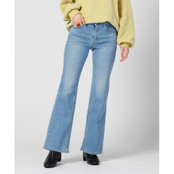 ZOZO問い合わせ番号:70580188ショップ:Right-on，ライトオンブランド:SOMETHING，サムシング，Right-on，ライトオン商品名:【SOMETHING】LISA フレアデニムパンツ (ストレッチ / 脚長効果 / ...