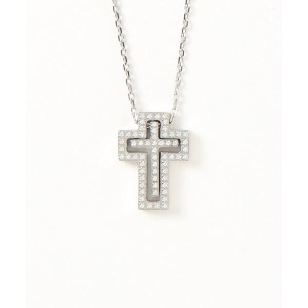 ZOZO問い合わせ番号:70613733ショップ:con affetto，コンアフェットブランド:con affetto(select)，コンアフェットセレクト商品名:【Bastille】クロスパヴェネックレスカテゴリ:アクセサリー>...