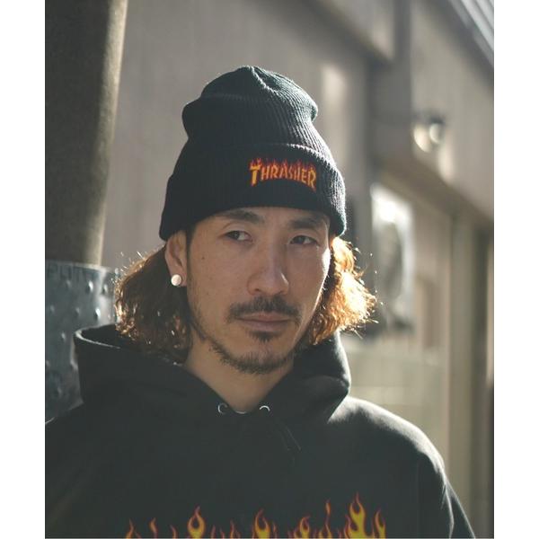 『セール実施中』ZOZO問い合わせ番号:70679448ショップ:THRASHER by RIFFLEPAGE，スラッシャー バイ リフルページブランド:THRASHER，スラッシャー商品名:FLAME LOGO ACRYLIC BEANI...