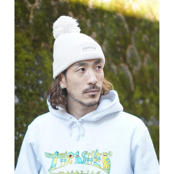 『セール実施中』ZOZO問い合わせ番号:70679452ショップ:THRASHER by RIFFLEPAGE，スラッシャー バイ リフルページブランド:THRASHER，スラッシャー商品名:BOX LOGO BONBON BEANIE/T...