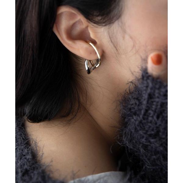 ZOZO問い合わせ番号:70813435ショップ:marjour，マージュールブランド:marjour，マージュール商品名:COMBI COLOR HANG EAR CUFFカテゴリ:アクセサリー>イヤーカフブランド品番:751284...